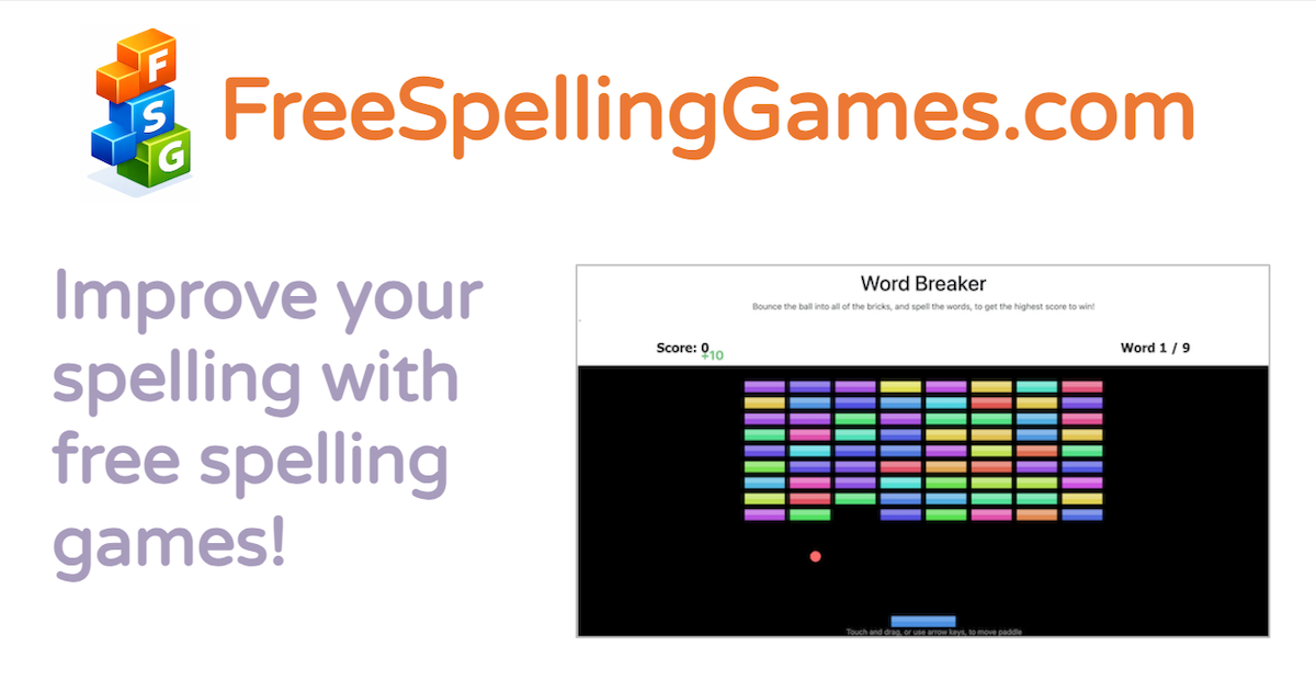 Improve your spelling with free spelling games | FreeSpellingGames.com